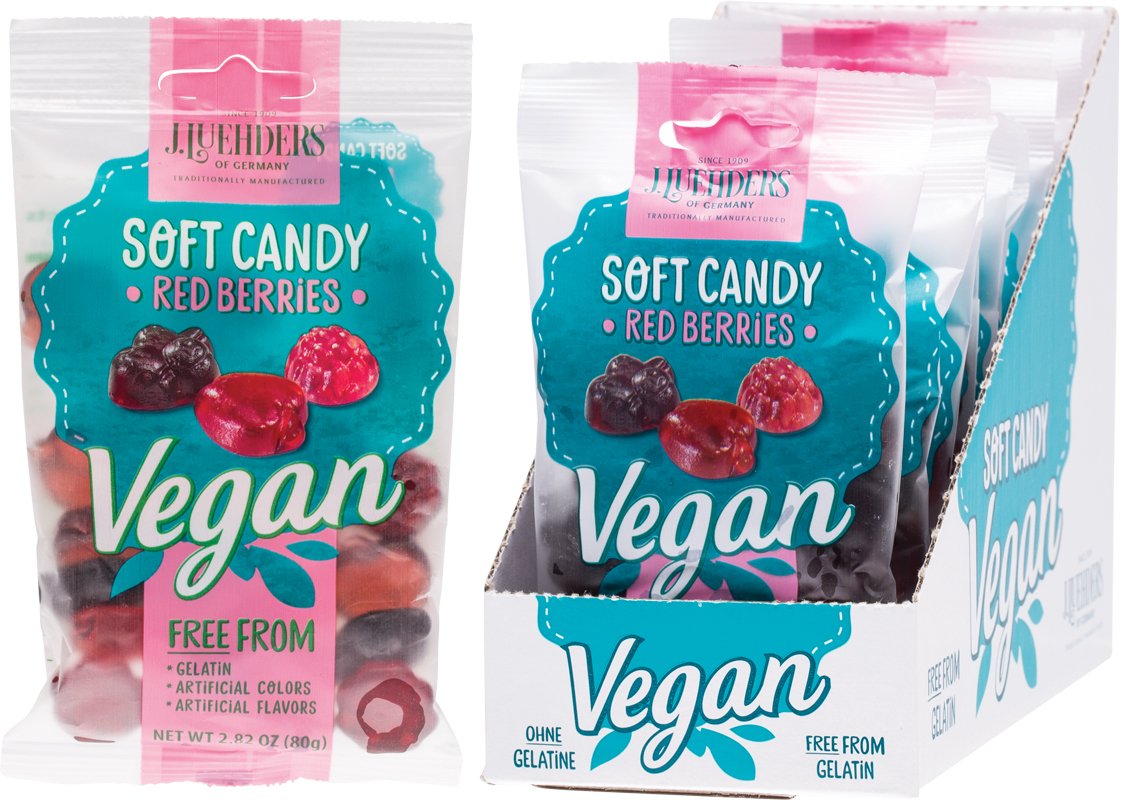 J.Luehders Soft Vegan Candy Red Berries – Go Vita Canberra